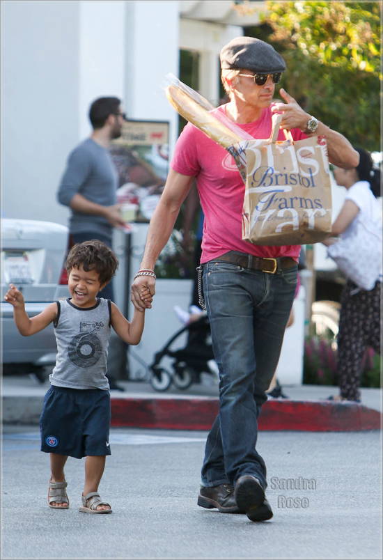 Olivier Martinez and son Maceo Martinez | Sandra Rose