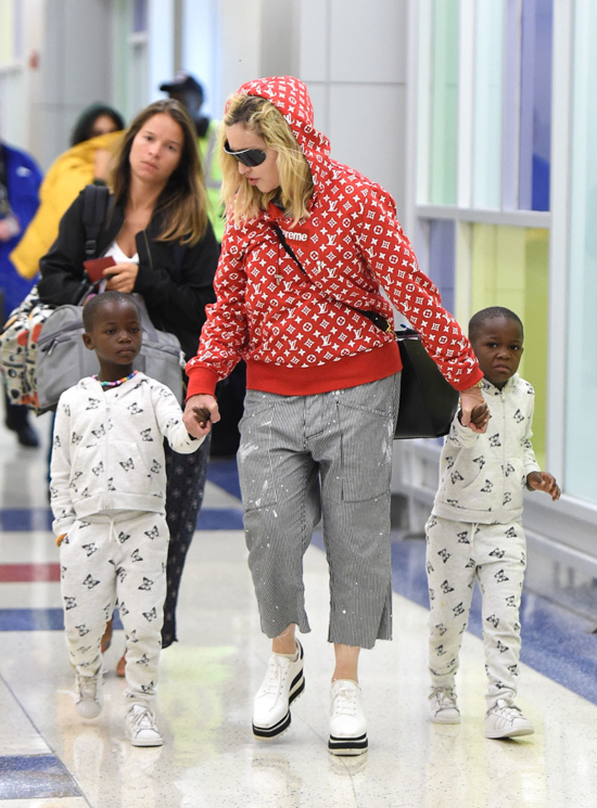 PICS: Madonna, Tyra Banks, Robin Thicke, Bruce Jenner Out & About with ...