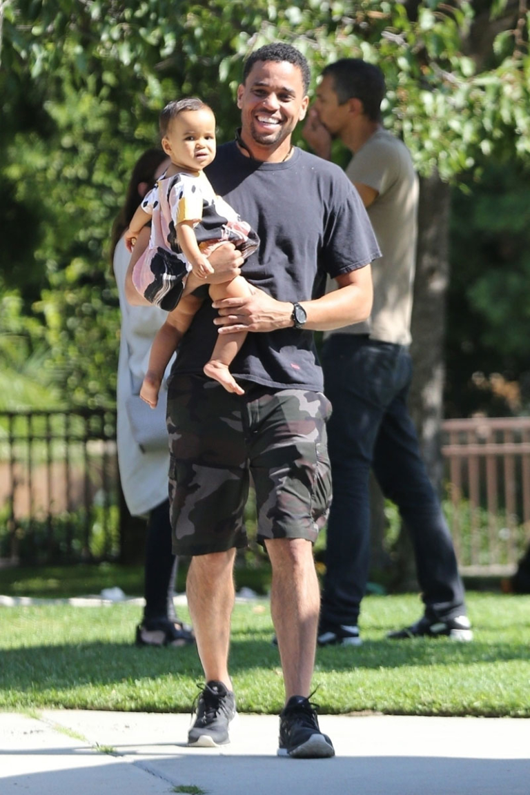 Michael Ealy & daughter – Sandra Rose
