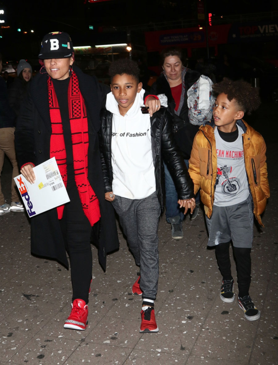 Alicia Keys, Kasseem Jr and Egypt – Sandra Rose