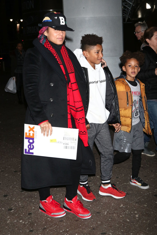 Alicia Keys, Kasseem Jr and Egypt – Sandra Rose