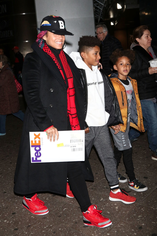 Alicia Keys, Kasseem Jr and Egypt – Sandra Rose