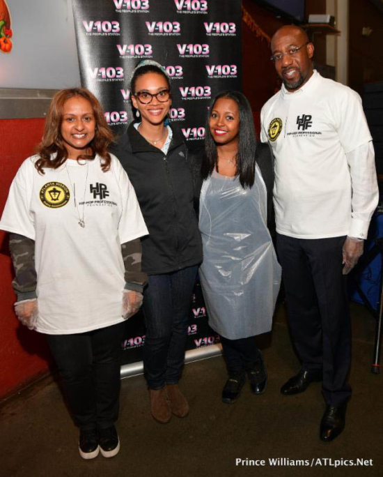Shanti Das, Ouleye Ndoye, Keshia Knight Pulliam and Rev. Dr. Raphael G ...
