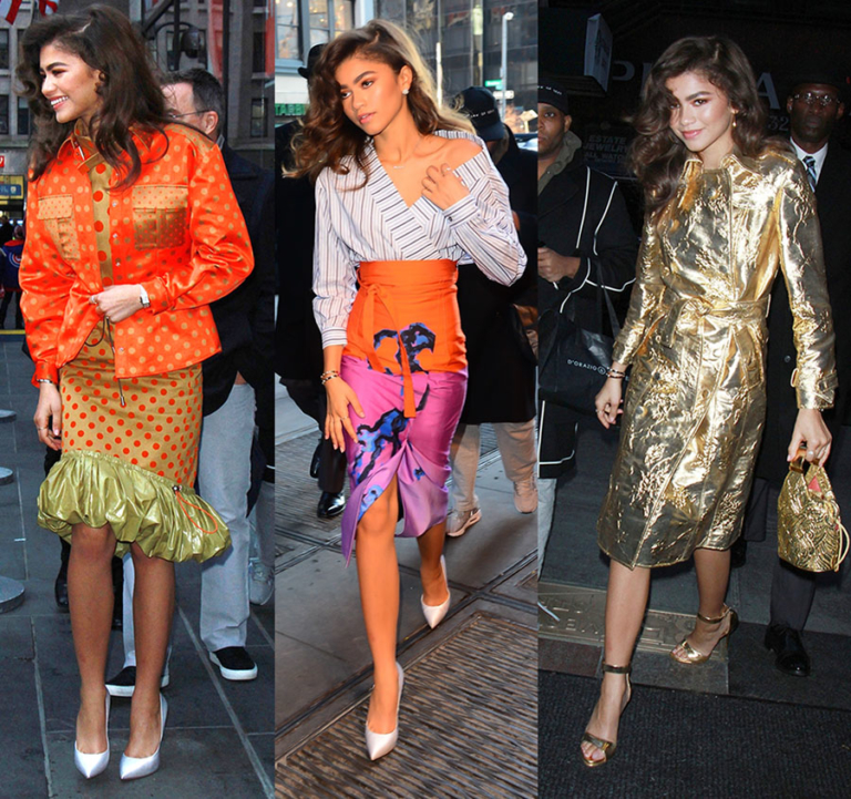 Celeb Style: Zendaya Wearing Giuseppe di Morabito, Mary Katrantzou ...