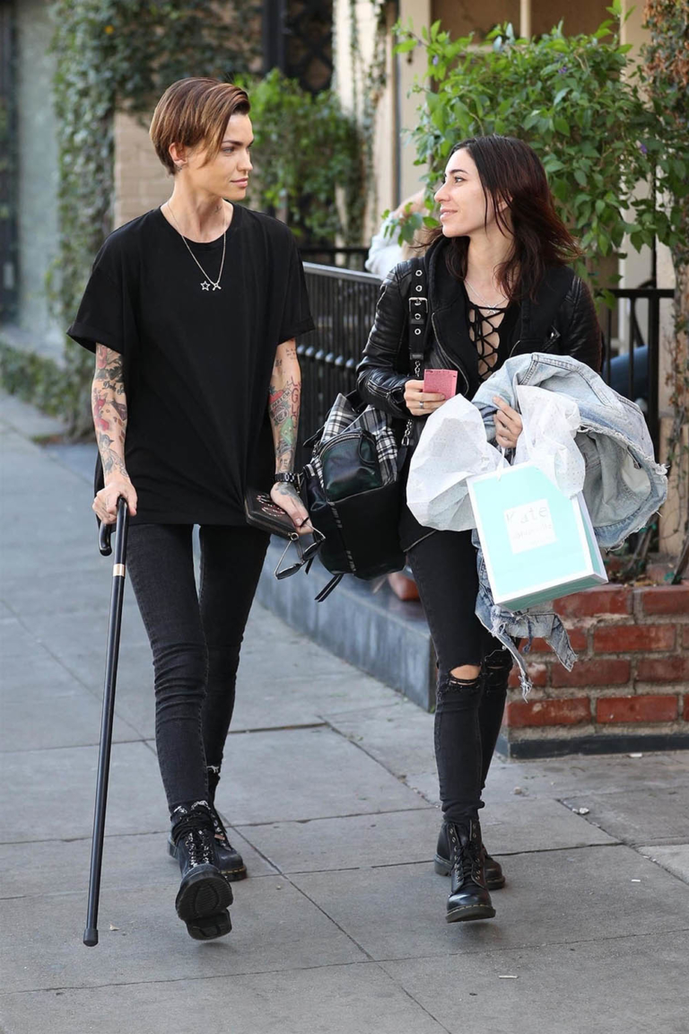 West Hollywood, CA – Aussie actress Ruby Rose gets acne treatment at ...