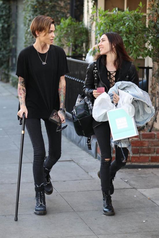 West Hollywood, CA – Aussie actress Ruby Rose gets acne treatment at ...
