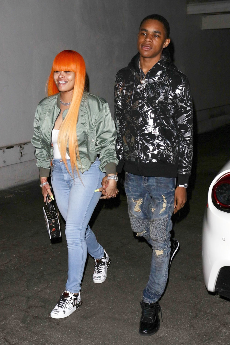 Blac Chyna and rapper YBN Almighty Jay in Studio City | Sandra Rose