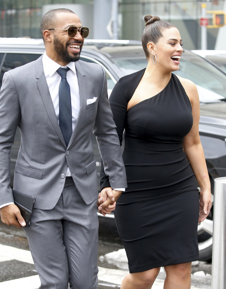 Ashley Graham & Justin Ervin at The United Nations in New York | Sandra ...