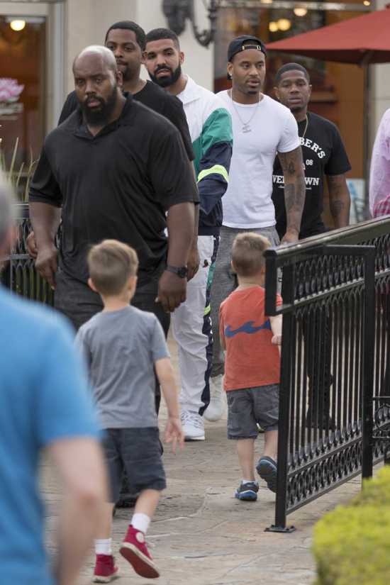 Celebs Out & About: Drake drops the top on the Maybach for Easter ...