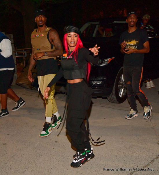 R&B singer Porcelon performed in concert at ATL Live On the Park in ...