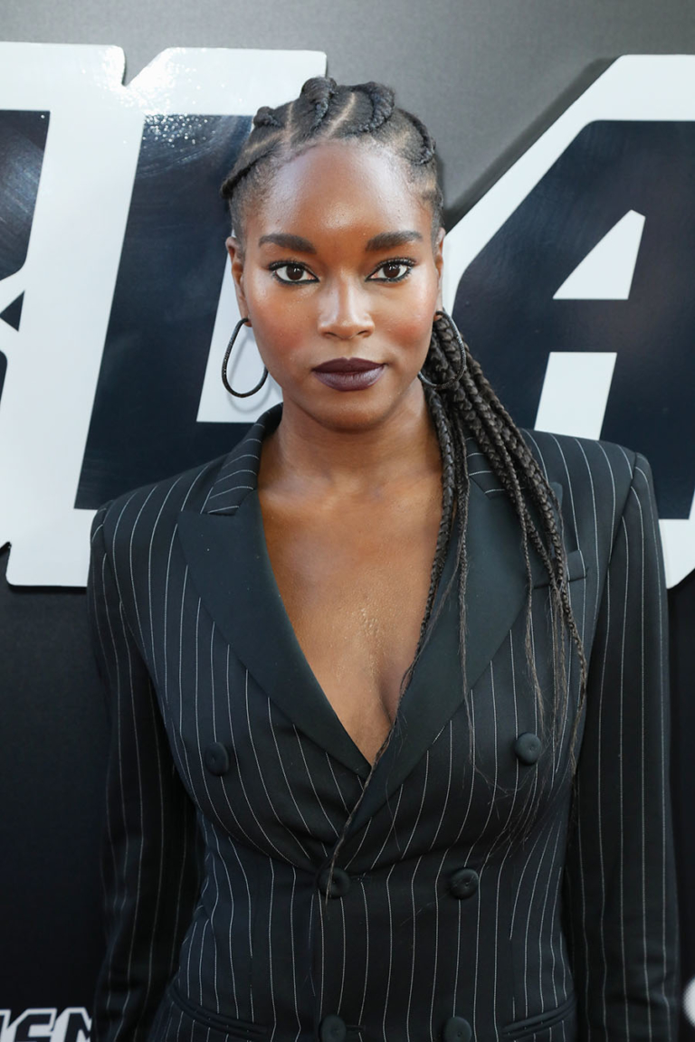 Ron Stallworth and wife Patsy Terrazas-Stallworth at the premiere of ...