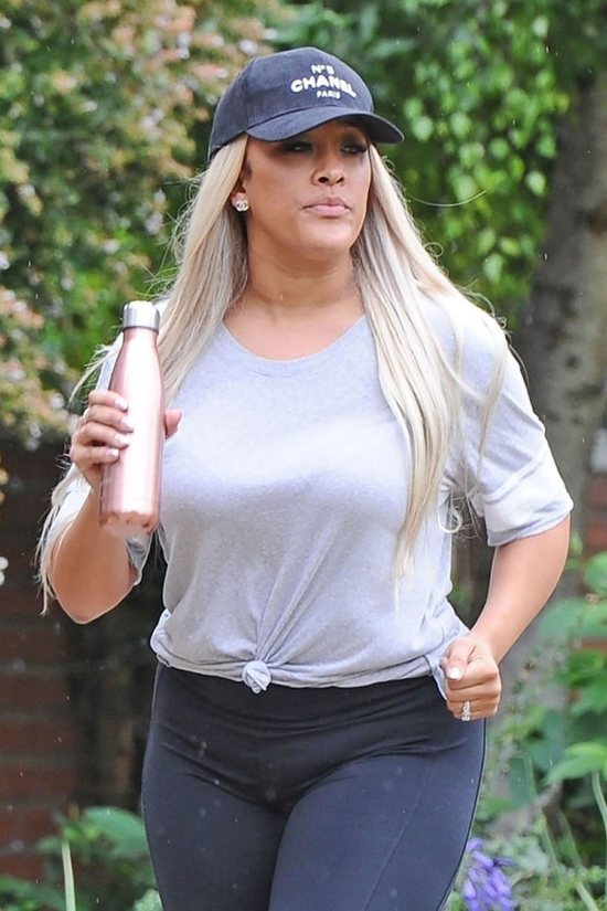 Former 'Bad Girls Club' star Natalie Nunn is seen working out in London ...