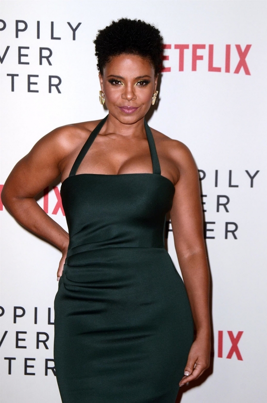 Gabrielle Union (L) and Sanaa Lathan attends Netflix’s “Nappily Ever ...