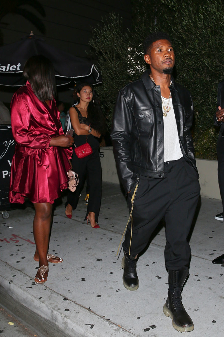 Janelle Monáe and er longtime boyfriend are seen leaving P Diddy’s 49th ...