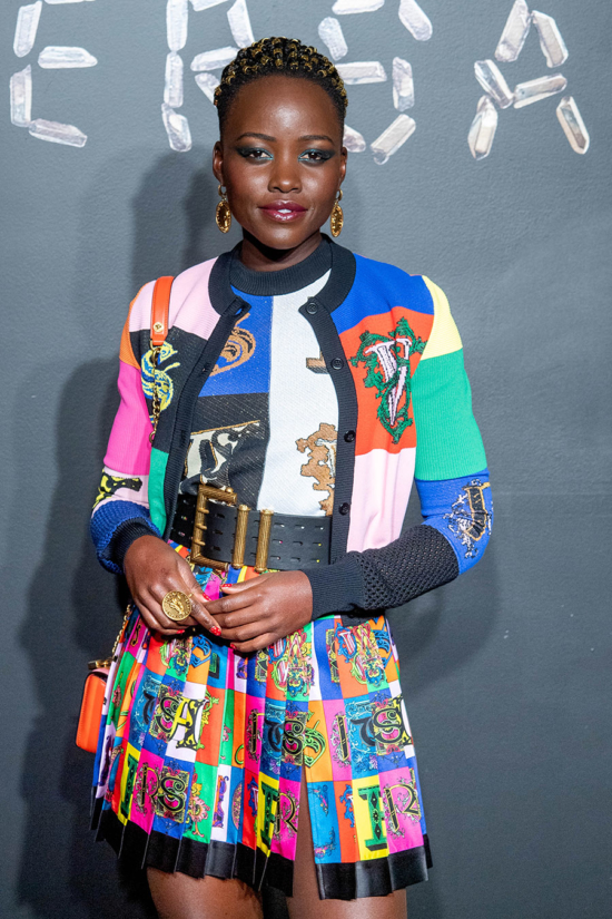 Celebrity Style: Lupita Nyong’o Wearing Versace; Stars Attend Versace ...