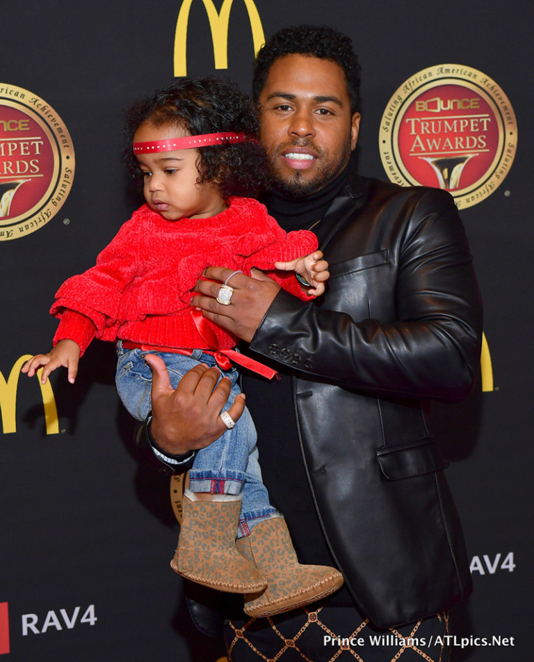 Trumpet Awards honoree Rodney “Darkchild” Jerkins and his daughter ...