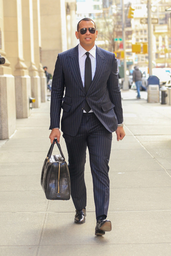 Alex Rodriguez looks dapper in the Big Apple. (Photo by Skyler2018 ...
