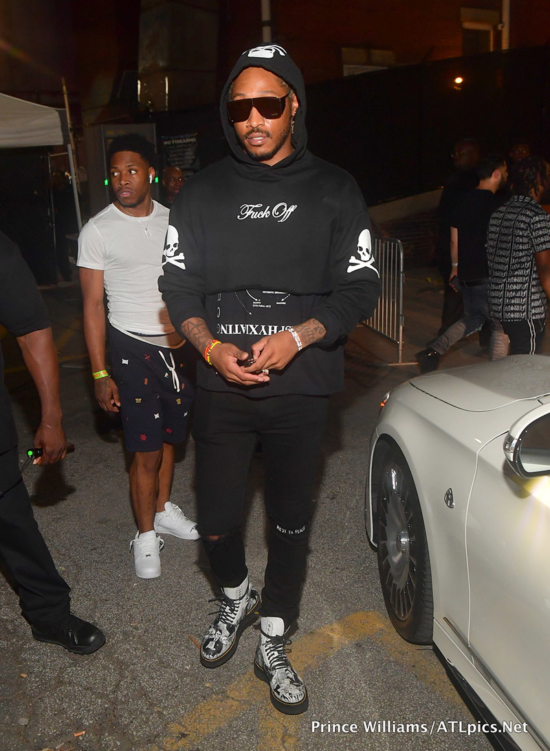 Future and his children attend Gunna concert in Atlanta. (Photo by ...