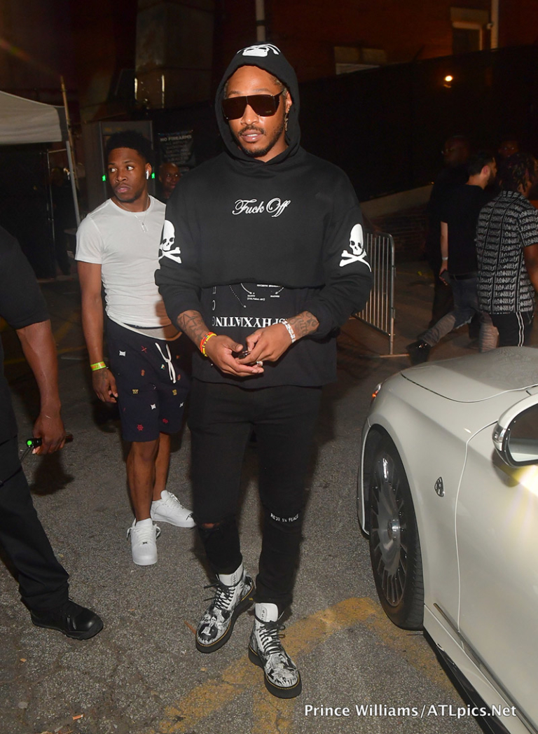 Future and his children attend Gunna concert in Atlanta. (Photo by ...