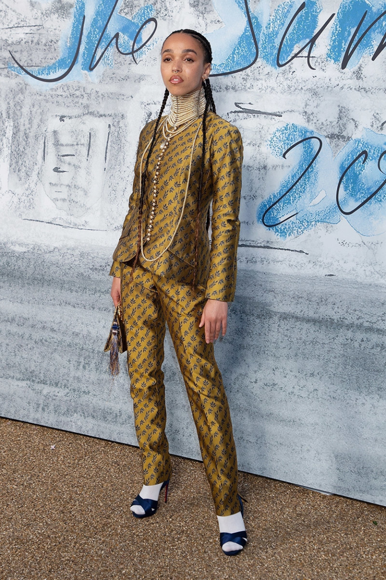 Singer FKA Twigs pose at The Summer Party 2019 Serpentine Galleries ...