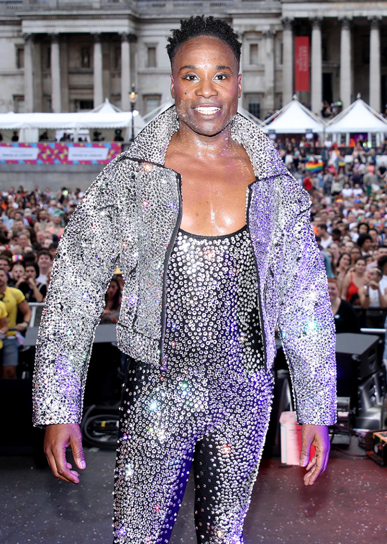 Billy Porter on stage during Pride in London 2019 at Trafalgar Square ...