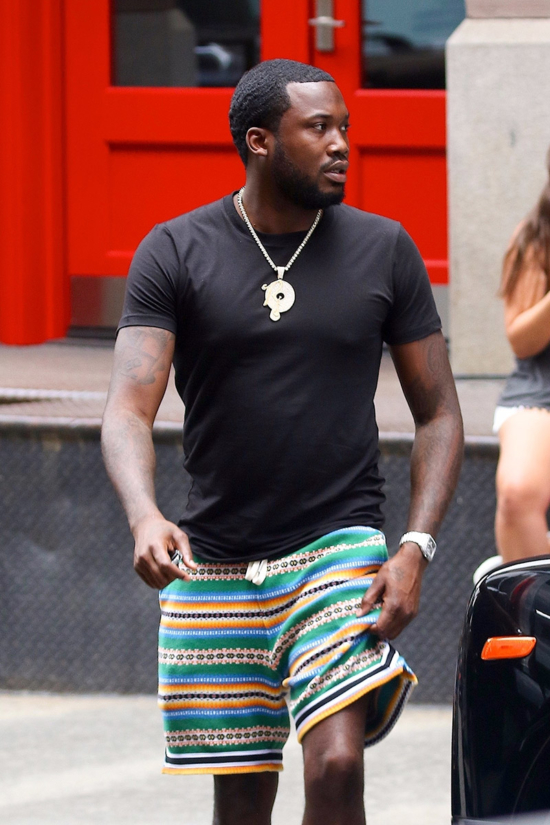 Rapper Meek Mill was spotted shopping this afternoon in Tribeca. (Photo ...