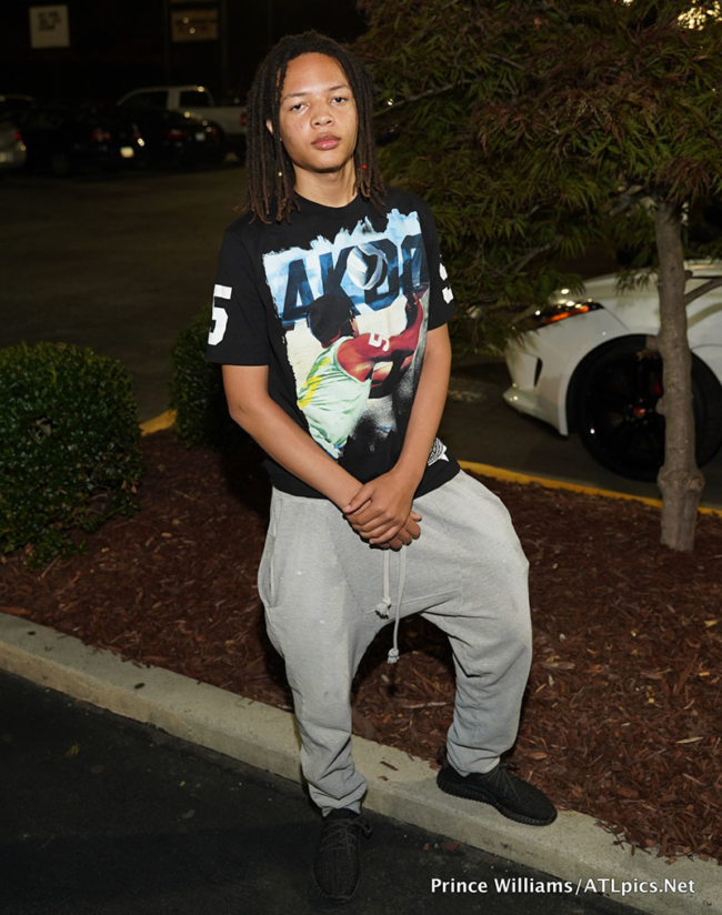 Domani Harris attends Luda Day Weekend Bowling event in Atlanta on Aug ...