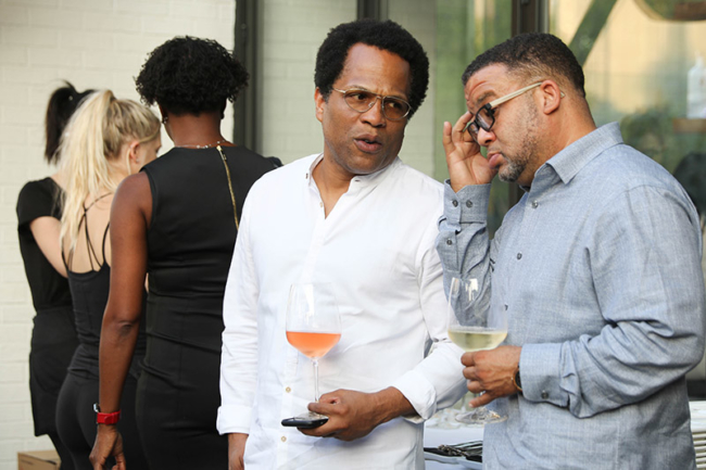 Donray Von attends Leron Rogers hosts annual Fall mixer at Little Alley ...