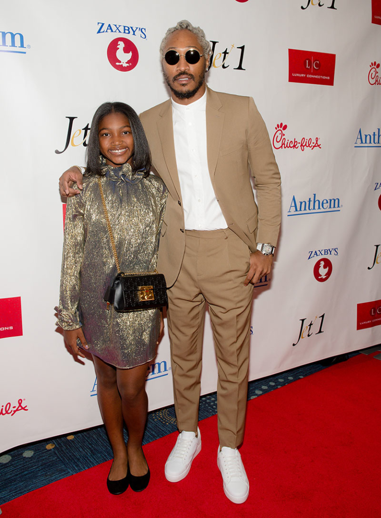 PICS: Future and Daughter Attend Golden Wishes Gala 2019