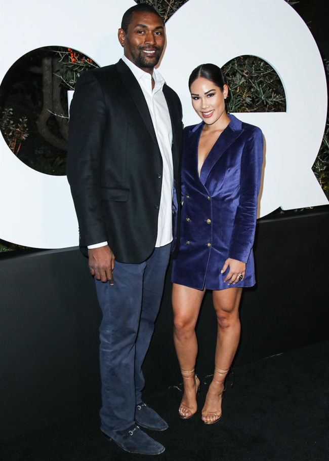 Metta World Peace, Maya Ford Artest at 2019 GQ Men Of The Year Party ...