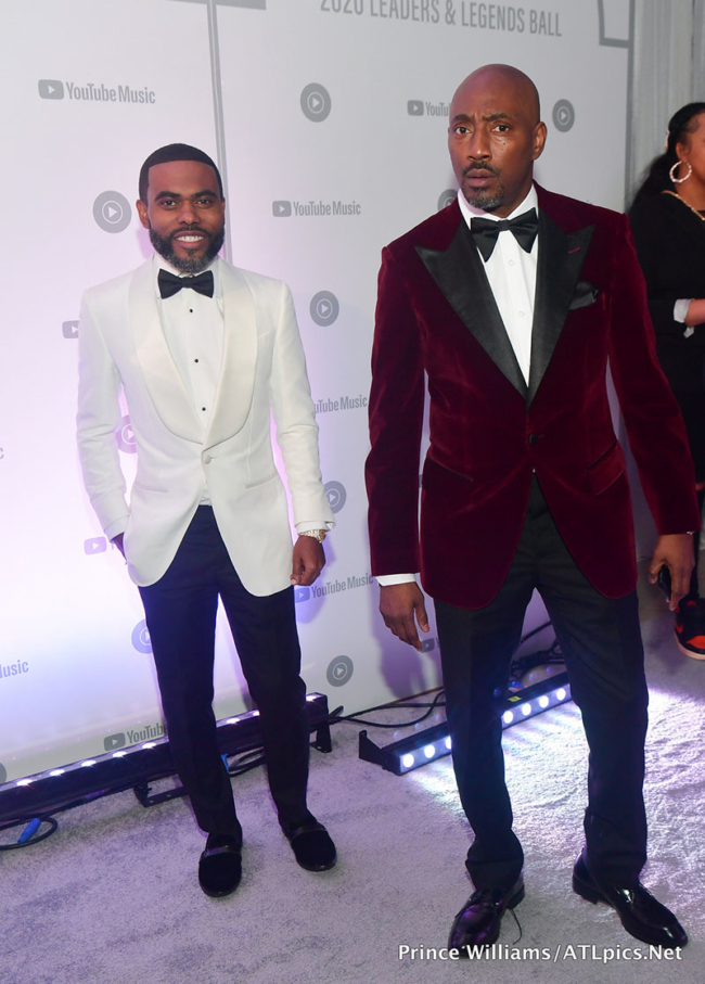Lil Duval (L) and Clay Evans at YouTube Hosts Leaders & Legends Ball ...