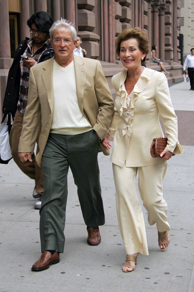 Judge Judy Sheindlin and Judge Jerry Sheindlin out and about in ...