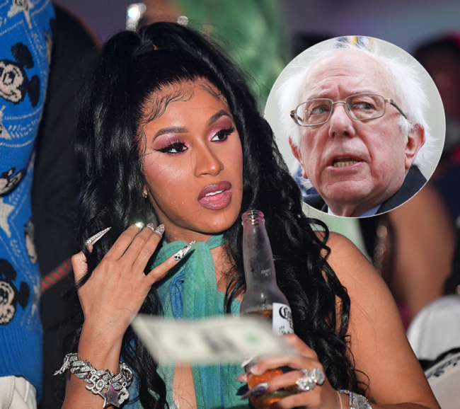 Cardi B FURIOUS with young fans after Bernie Sanders drops out of ...
