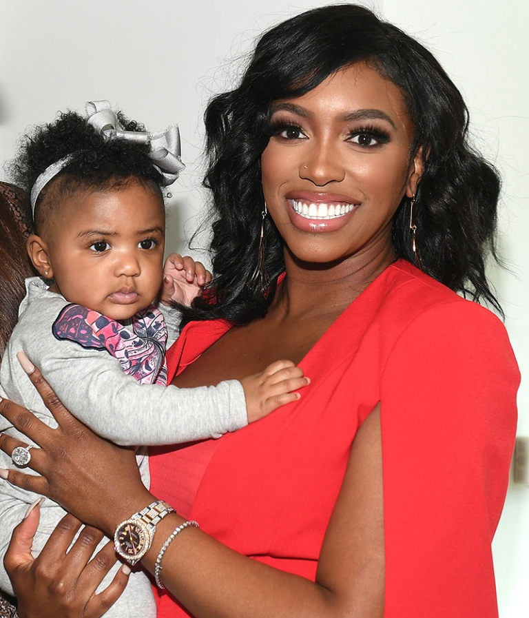 Porsha Williams pose with her daughter Pilar Jhena during A3C Festival ...