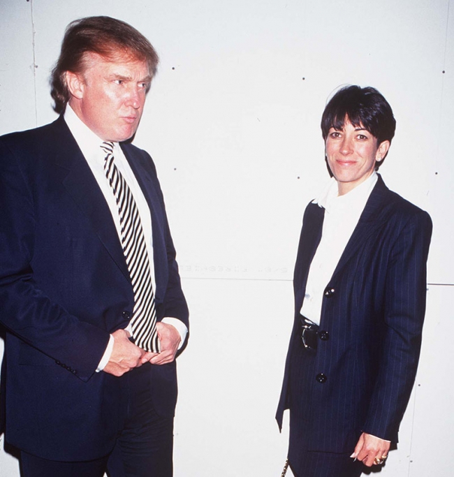 New York City NY — Donald Trump Out On The Town With Ghislaine Maxwell ...