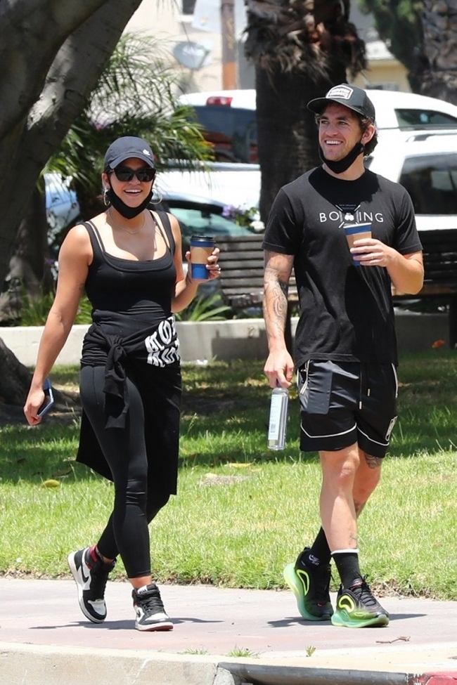 Cassie and Alex Fine join Black Lives Matter protesters on June 7, 2020 ...