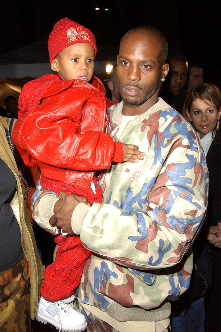 DMX and son during World Premiere of Cradle 2 The Grave at Ziegfeld ...
