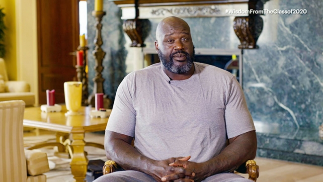 Shaquille O’Neal speaks during Graduate Together: America Honors the ...