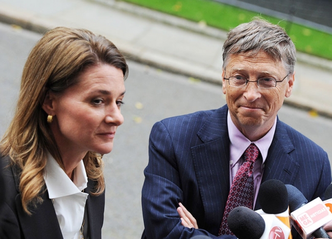 Melinda Gates and Bill Gates – Sandra Rose