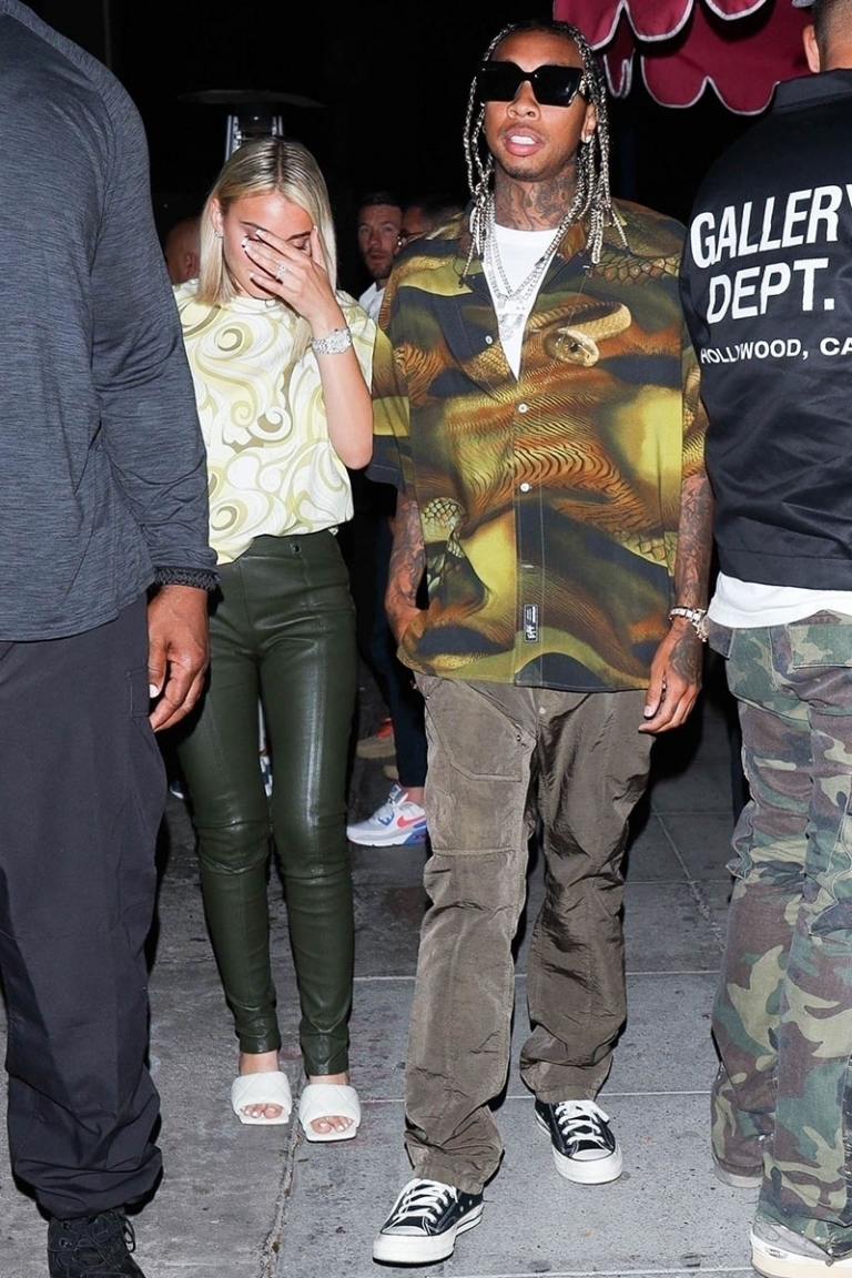 Tyga and girlfriend spark wedding rumors as she wears ring on THAT ...