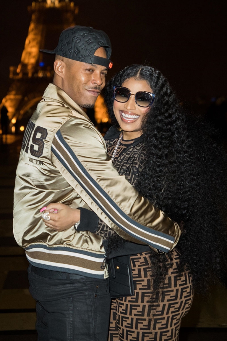 Nicki Minaj and her new companion Kenneth “Zoo” Petty leave the hotel ...