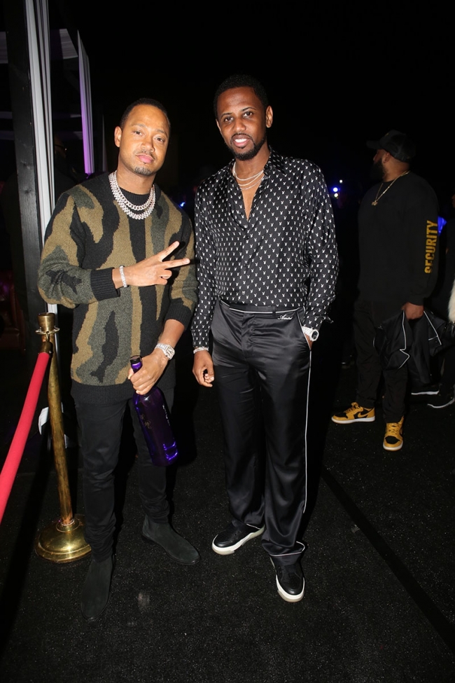 Los Angeles, CA – Terrence J (L) and rapper Fabulous at Snoop Dogg’s ...