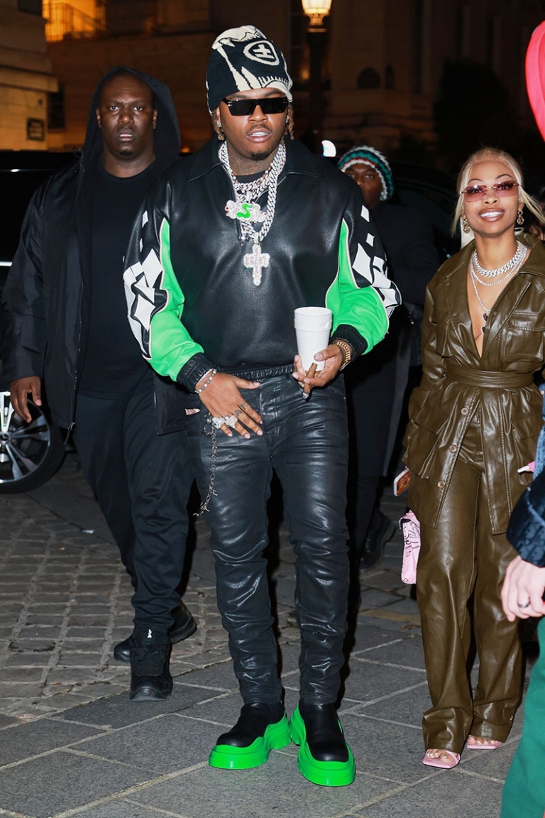 Paris, FRANCE – Gunna arrives at the Rick Owens studios during Paris ...