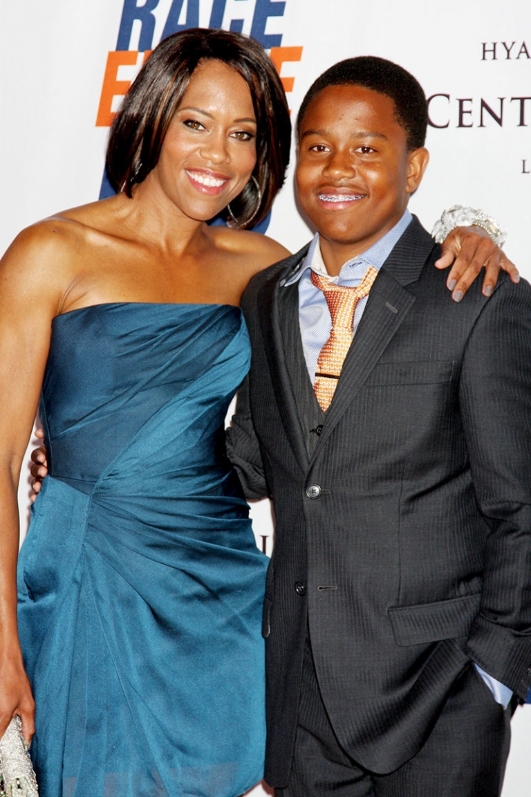 Regina King and son Ian Alexander, Jr. attend 18th Annual Race To Erase ...