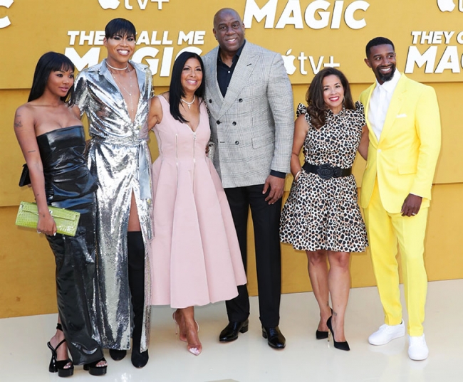 PICS: Stars Attend Apple TV+ Premiere of Magic Johnson’s ‘They Call Me ...