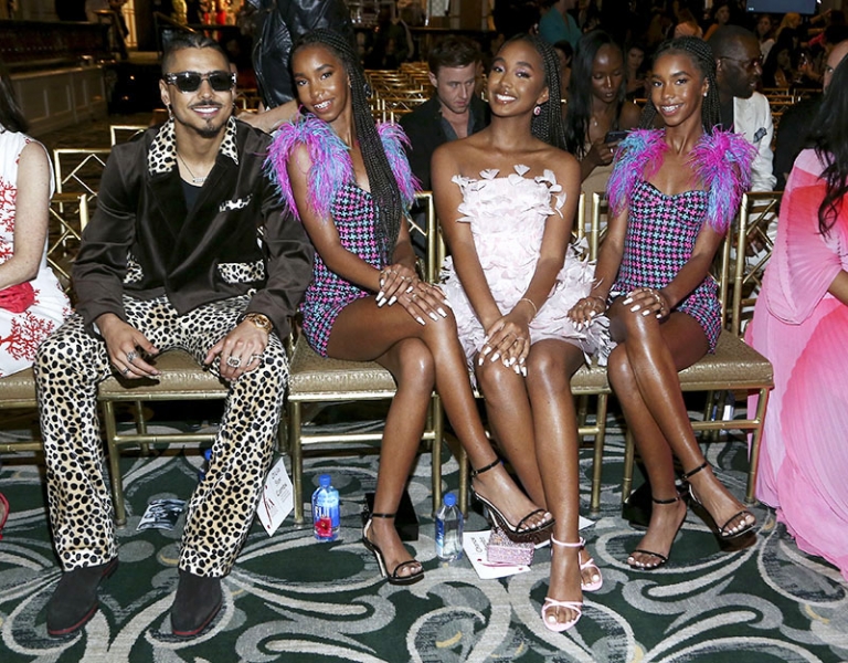 Sean Combs’ 15-Year-Old Twins D’Lila & Jessie Attend Daily Front Row ...
