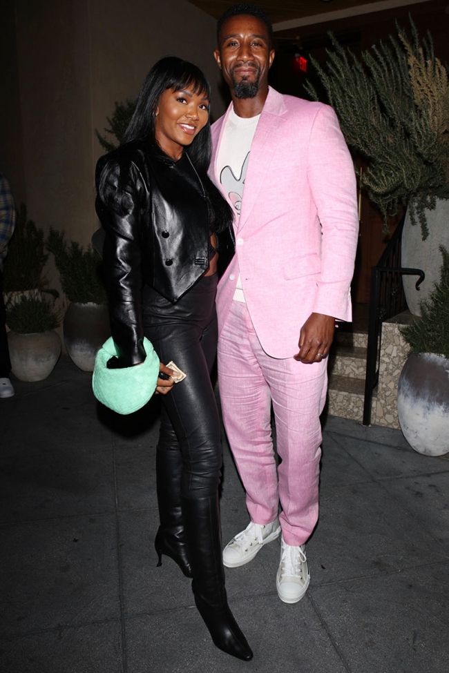 West Hollywood, CA – *EXCLUSIVE* – Elisa Johnson, Andre Johnson attend ...