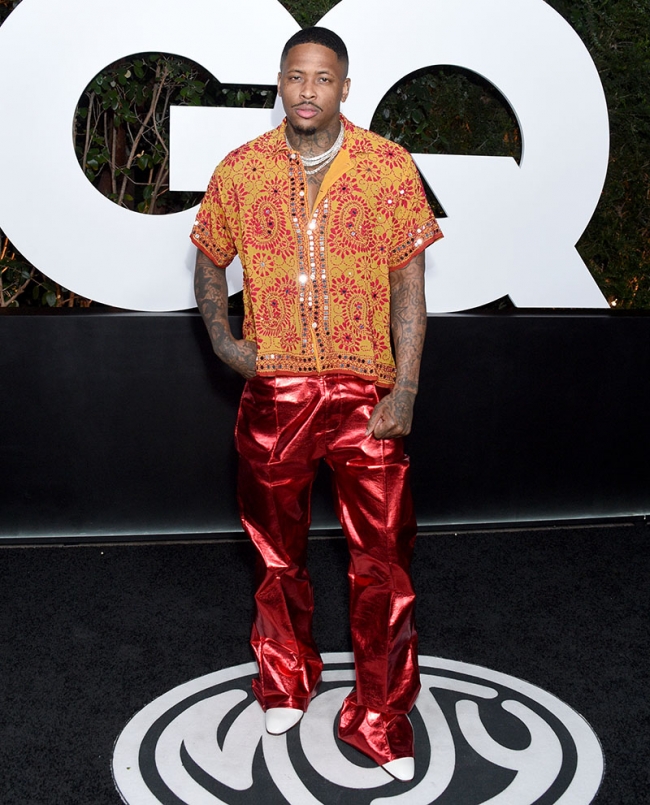 WEST HOLLYWOOD, CALIFORNIA – NOVEMBER 17: YG attends the 2022 GQ Men Of ...