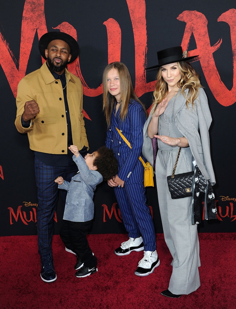 HOLLYWOOD, CA – MARCH 09: Allison Holker, Weslie Fowler, Maddox Laurel ...