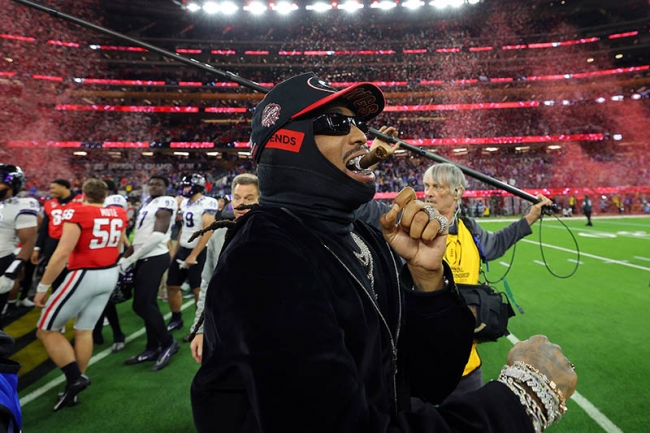 Quavo Celebrates as Georgia Bulldogs End Perfect Season with 2nd ...